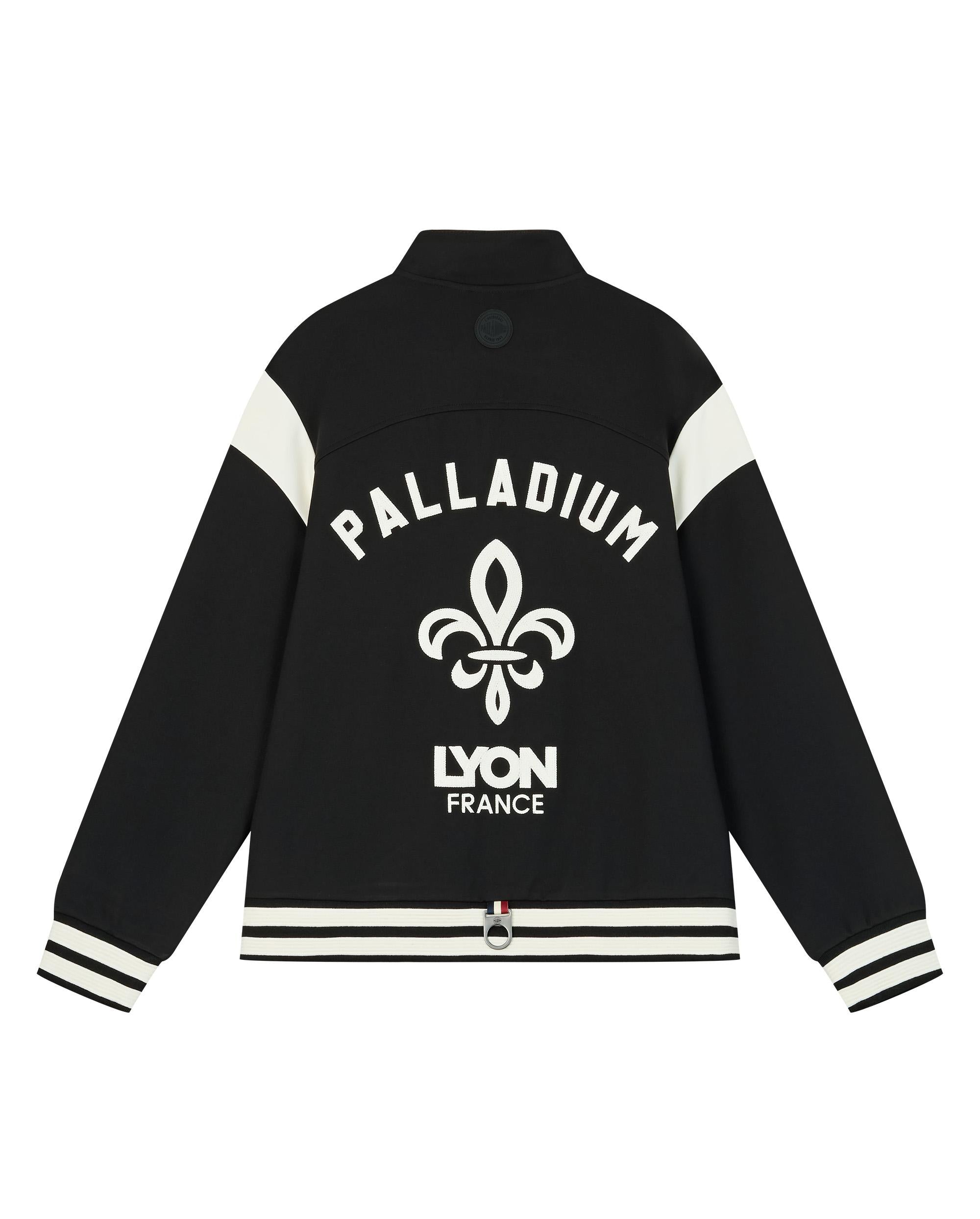 MEN'S PALLADIUM LOGO COLOR BLOCKS VARSITY JACKET - PALLADIUM MEN'S PALLADIUM LOGO COLOR BLOCKS VARSITY JACKET - PALLADIUM