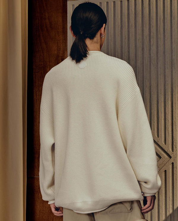 MEN'S PALLADIUM LOGO WAFFLE PATTERN SWEATER - PALLADIUM Official Online ...