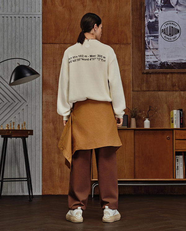 MEN'S PALLADIUM LOGO COTTON SWEATER - PALLADIUM Official Online Store