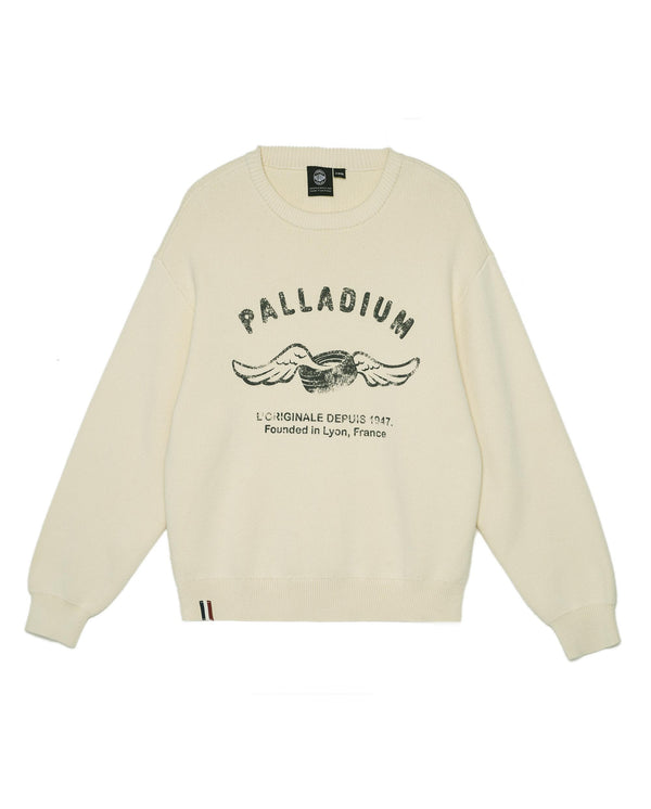 MEN'S PALLADIUM LOGO COTTON SWEATER - PALLADIUM Official Online Store