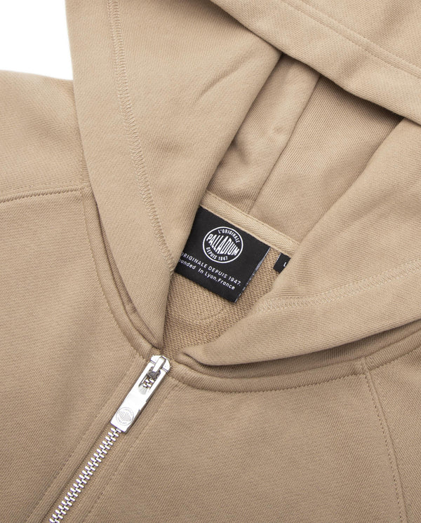 MEN'S LOGO LOOSE FIT COTTON HOODED JACKET - PALLADIUM Official Online Store