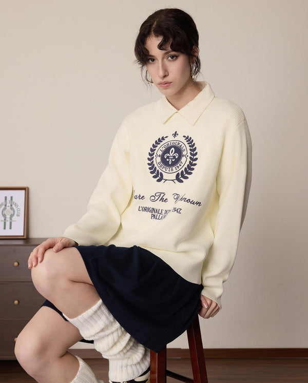 WOMEN'S LOGO SWEATER - PALLADIUM Official Online Store